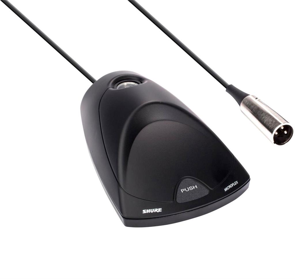 Shure MX400DP desktop base for MX405/410 Logic enabled for LED and mute ...