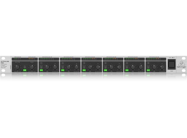 Behringer MX882 V2 ULTRALINK PRO Ultra-Flexible 8-Channel Splitter ...