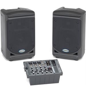 Kjøp høytalersett med innebygd mikser her | Evenstad Musikk