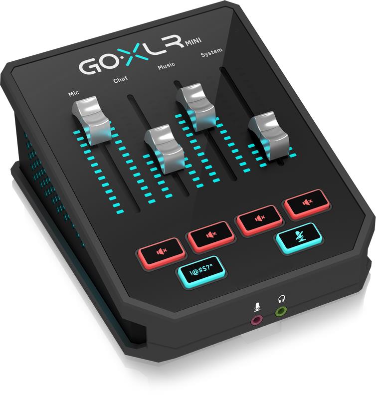 TC-Helicon GoXLR Mini Alt-i-ett lydkort for gaming og podcast ...