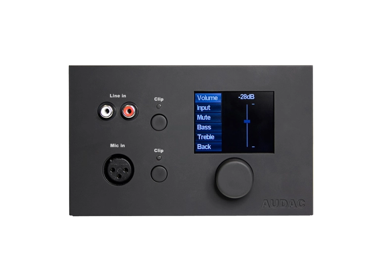 Audac MWX 65 B - All-in-one Wall Panel for MTX 48 / 88 black - Evenstad ...