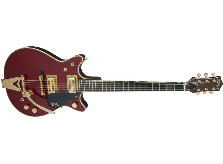 Gretsch G6131T-62 Vintage Select ’62 Jet Bigsby, TV Jones, Vintage Firebird Red - Evenstad Musikk