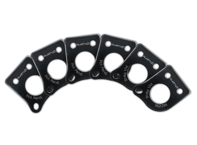 Graph Tech PRT-952-214-B0 Ratio Inviso Match Mounting Plates (6 pcs ...