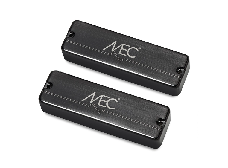 MEC Passive Soapbar Humbucker Bass Pickup Set, Metal Cover, 5-Str ...