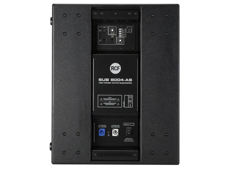 RCF SUB 8004-AS Bass Reflex 18" Aktiv, 1250Wrms, 2500Wpeak - Evenstad ...