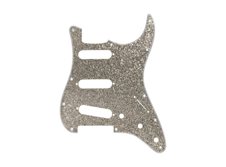 D'Andrea ST-Style SSS Pickguard Silver Sparkle - Evenstad Musikk