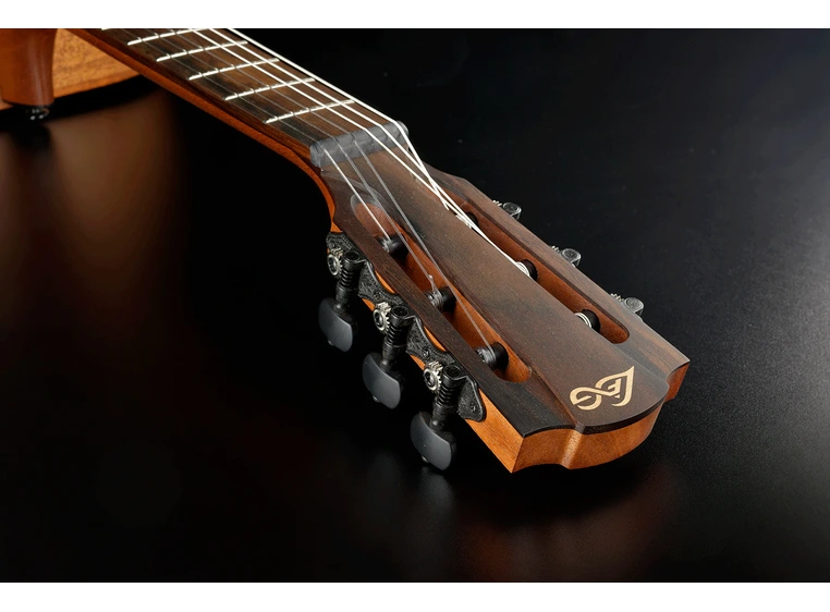 Lag Guitars Nylon Red Cedar Electric Acoustic - Evenstad Musikk