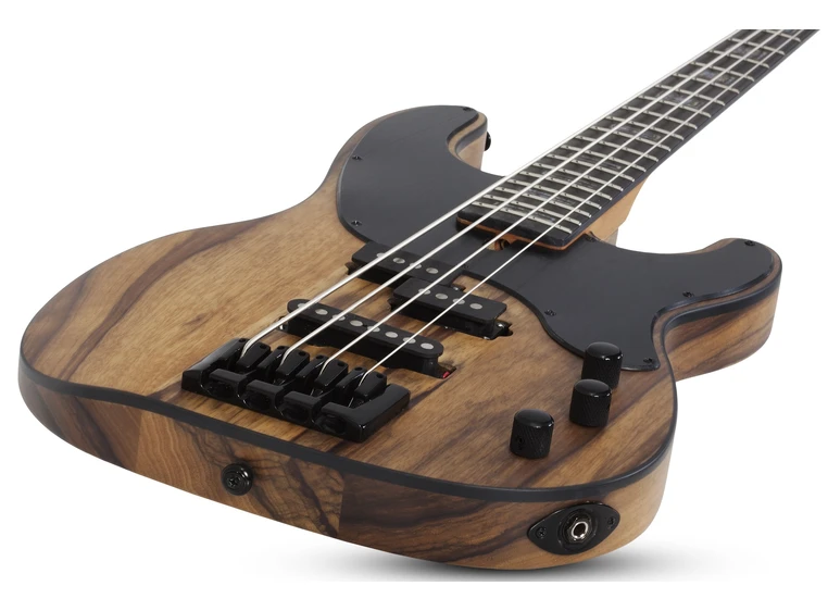 Schecter MODEL-T 4 EXOTIC BLACK LIMBA BL - Evenstad Musikk