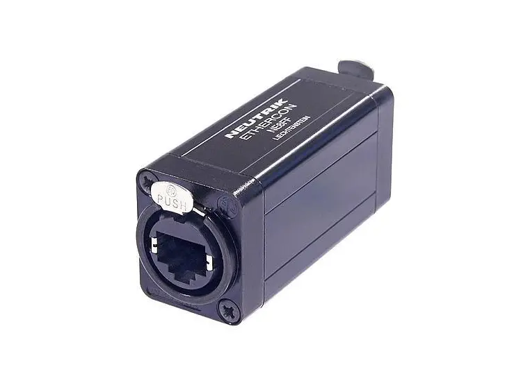 Neutrik NE8FF RJ45 Ethercon coupler (skjøtestykke) - Evenstad Musikk