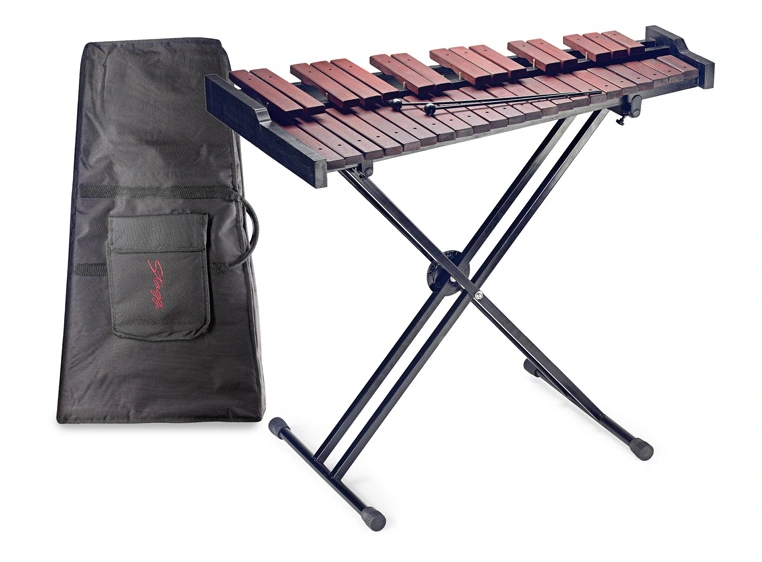 Stagg XYLO-SET-37 Xylofon, redwood med køller, stativ og bag - Evenstad ...