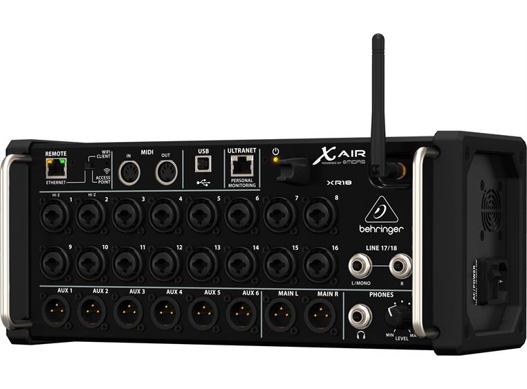 Behringer X AIR XR18 Digital stagebox rack-mixer - Evenstad Musikk