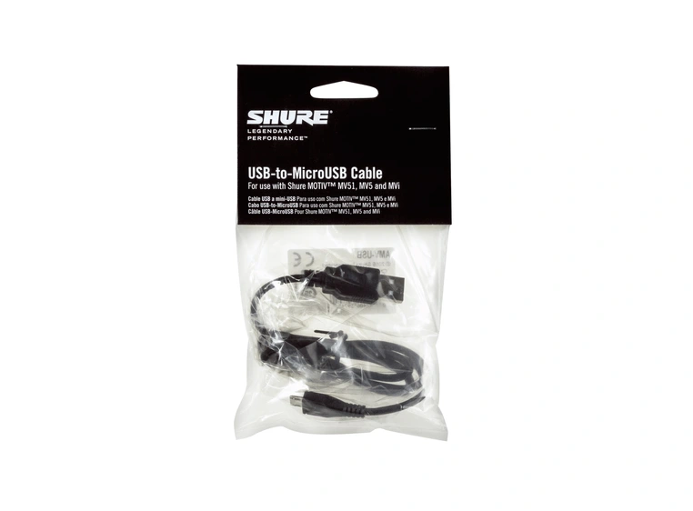 SHURE MicroB-to-USB Cable - Evenstad Musikk