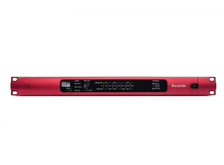 Focusrite RedNet HD32R 32 I/O Pro Tools HD Bridge,redund. PSU ...